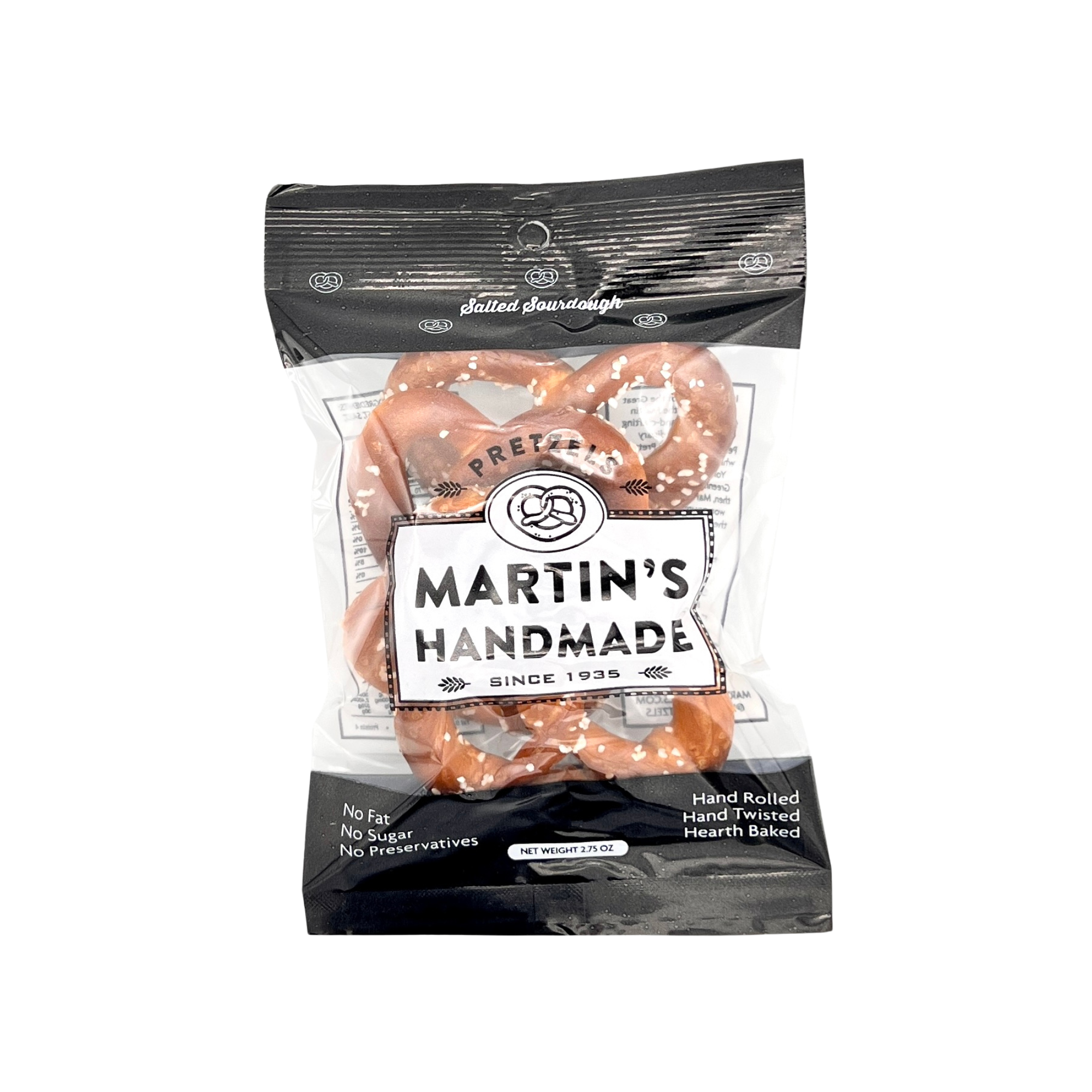 Handmade Pretzels, Salted | Tinez Farms
