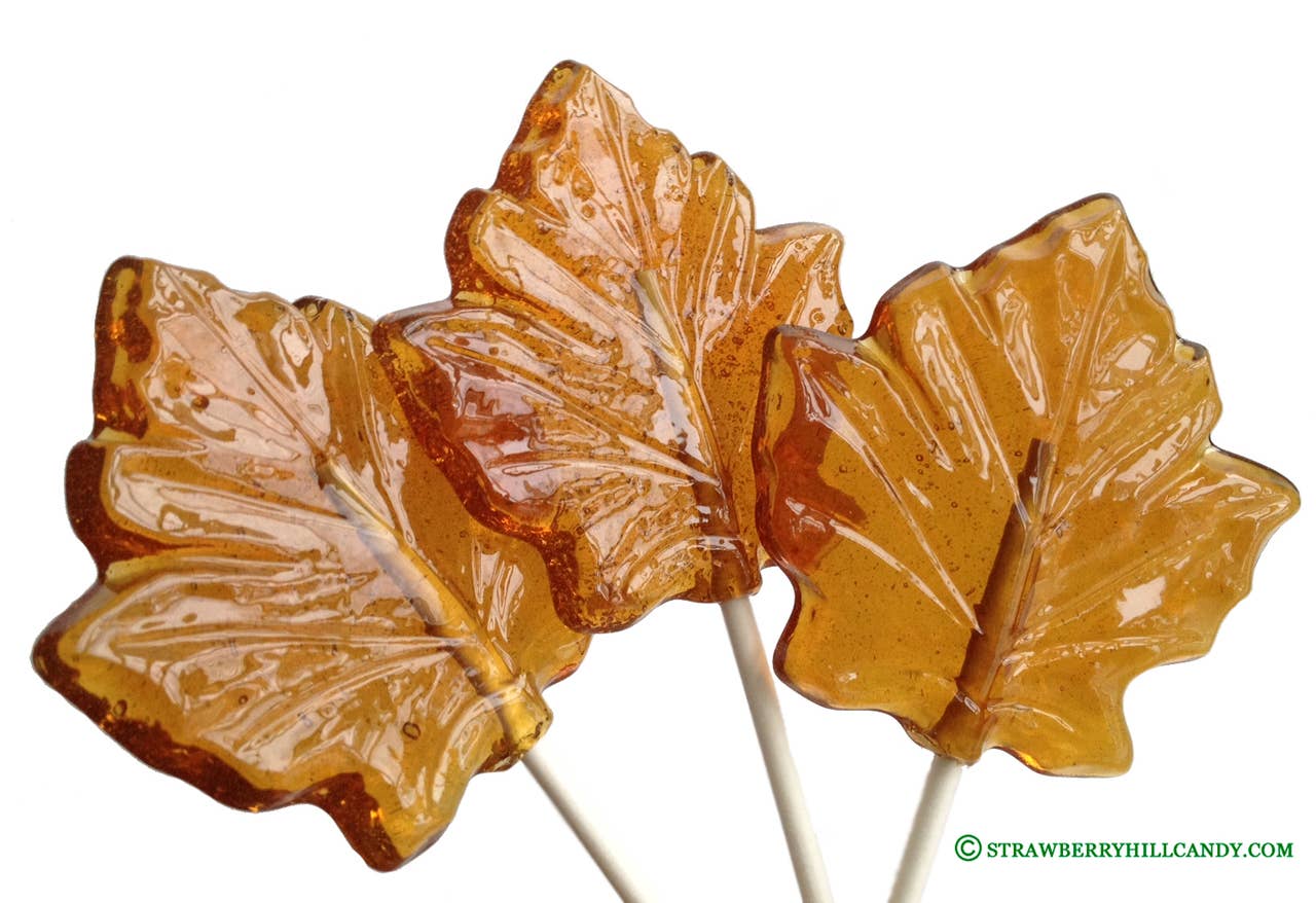 Jumbo Maple Leaf Lollipop | Tinez Farms